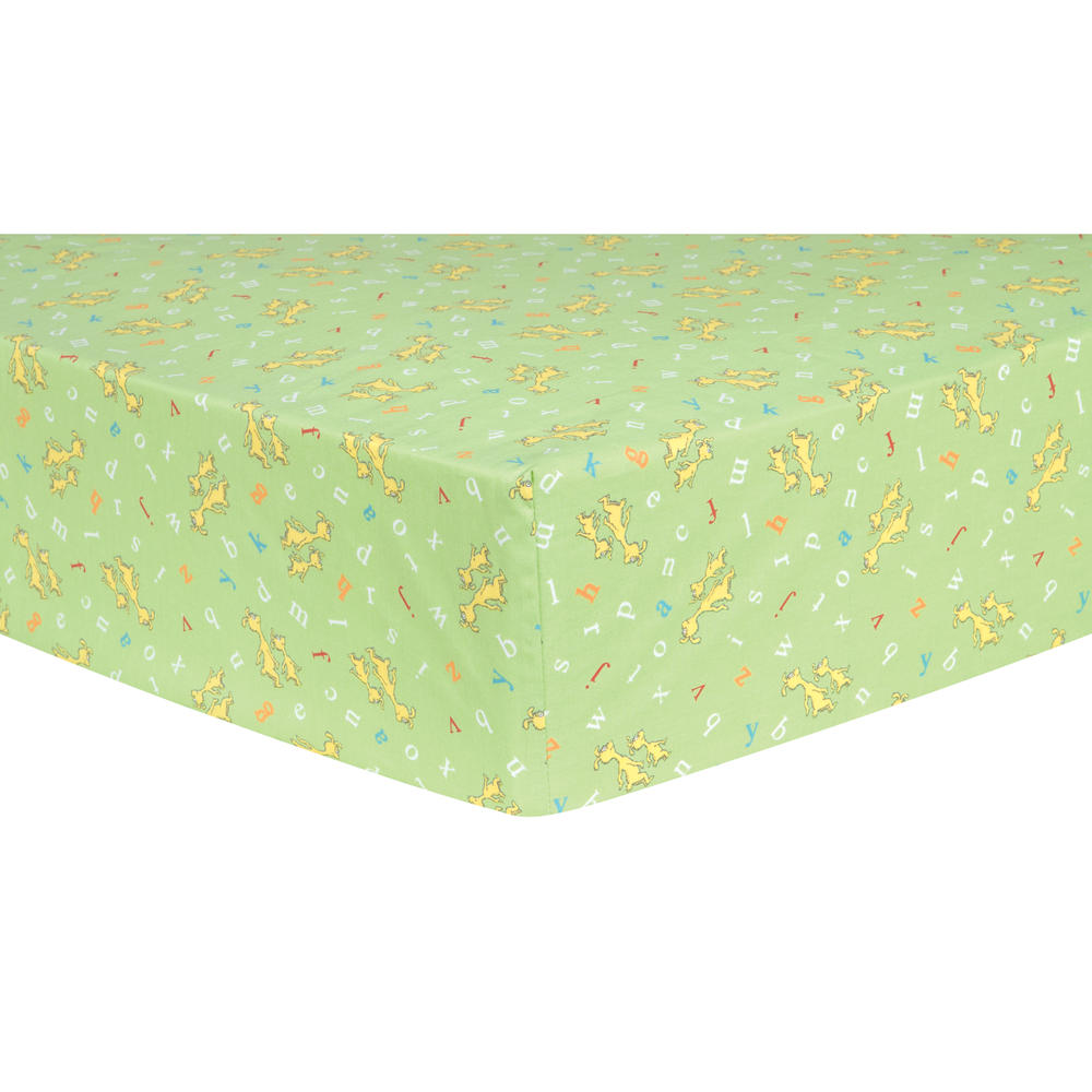Trend Lab Dr. Seuss by ABC Characters Fitted Crib Sheet