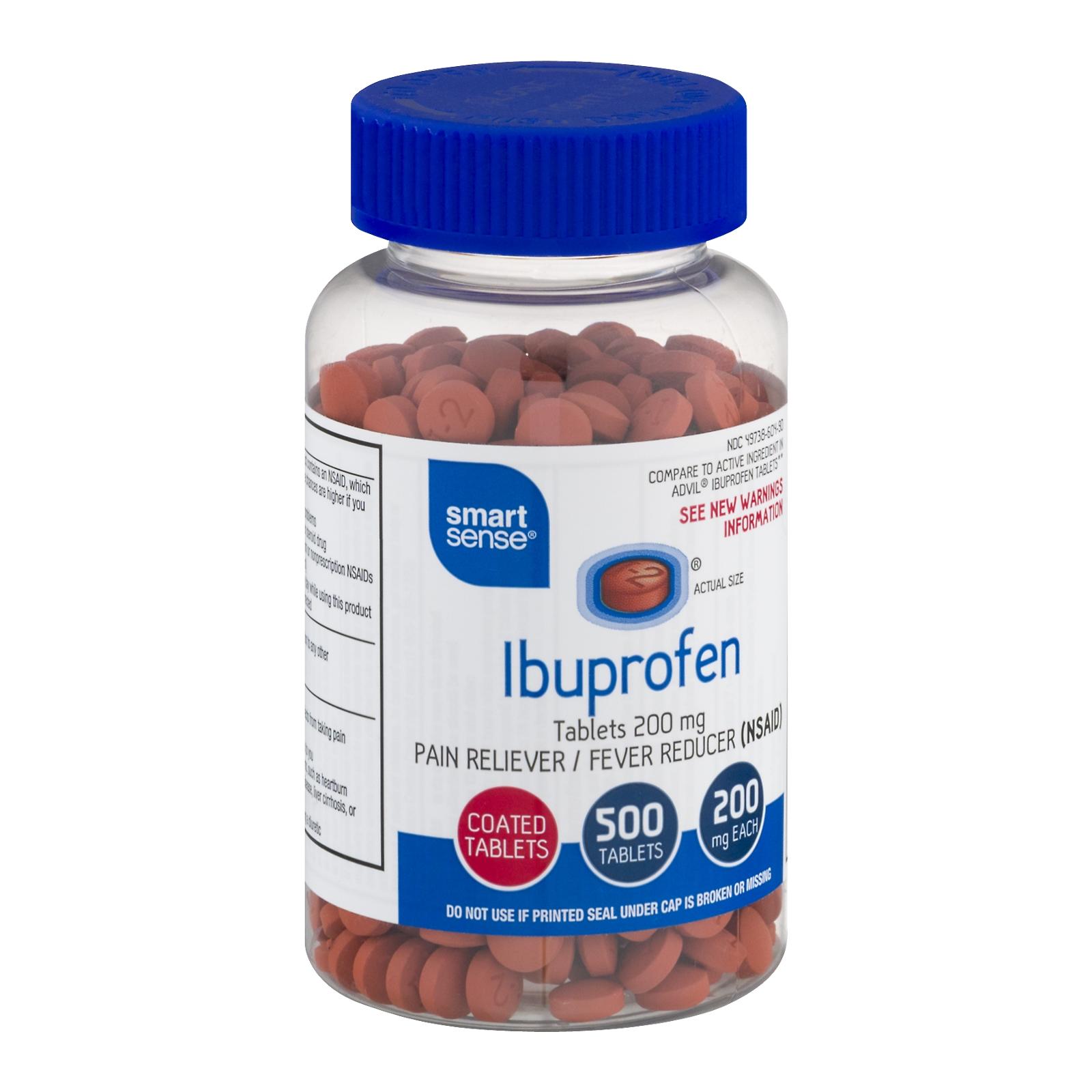 Smart Sense Ibuprofen Coated Tablets - 500 CT | Shop Your Way: Online ...