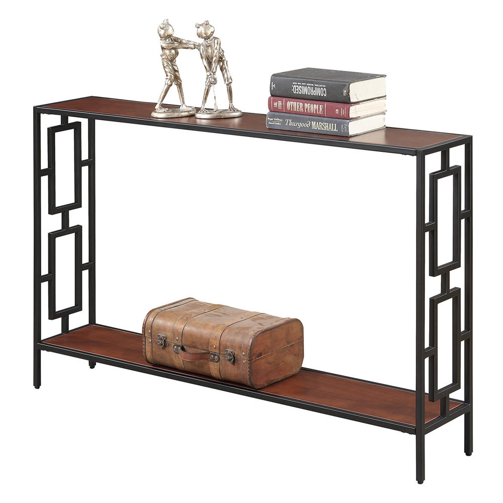 Convenience Concepts Town Square Metal Frame Console Table