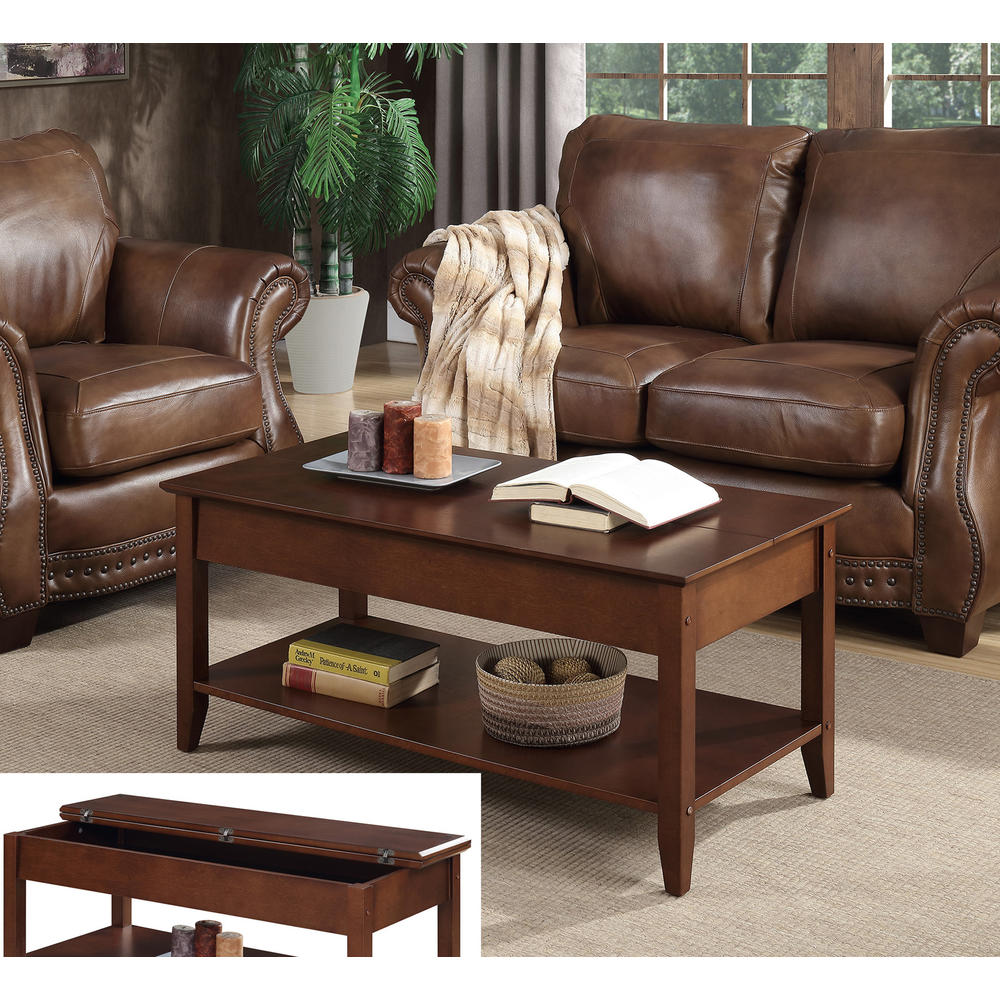 Convenience Concepts American Heritage Flip Top Coffee Table