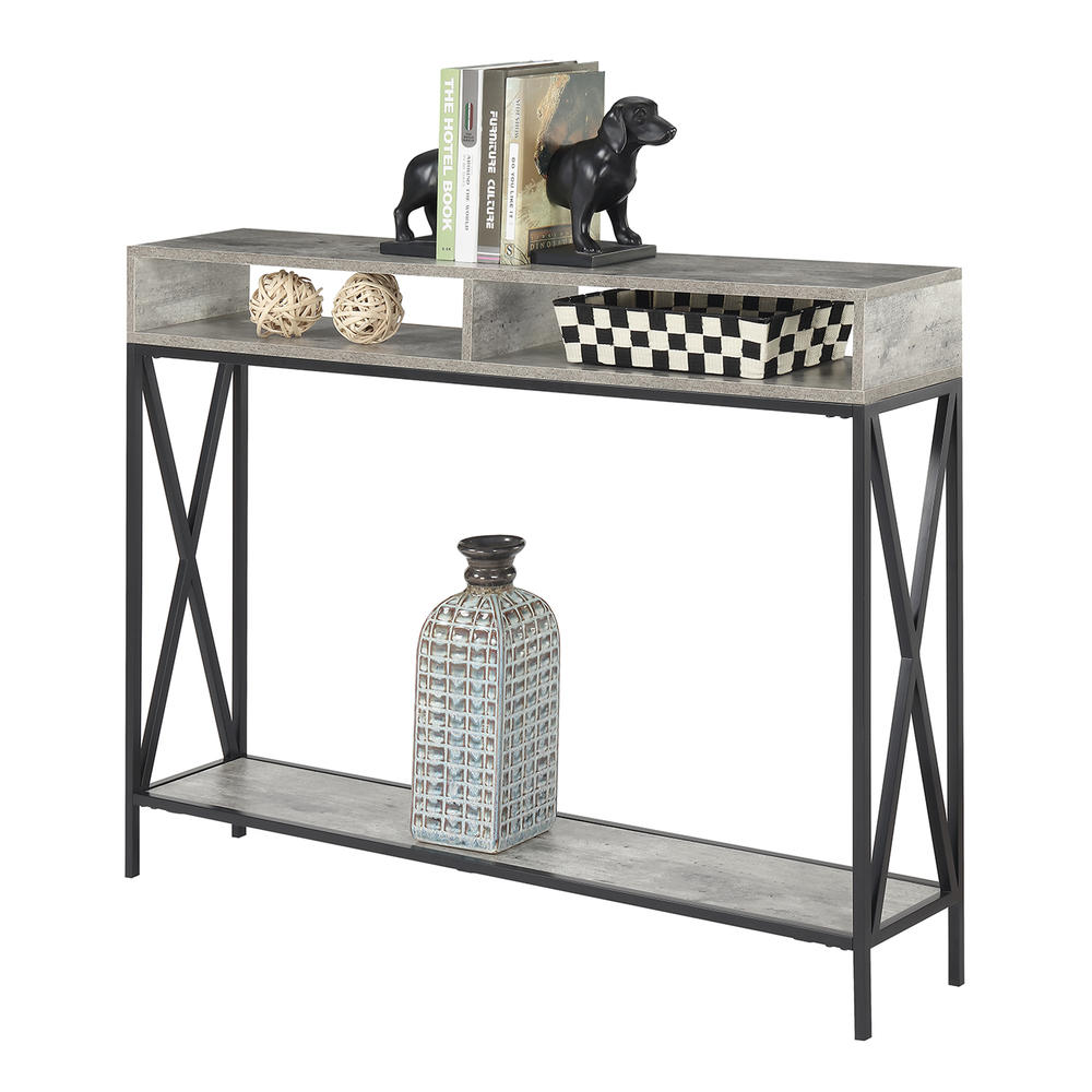 Convenience Concepts Tucson Deluxe 2 Tier Console Table