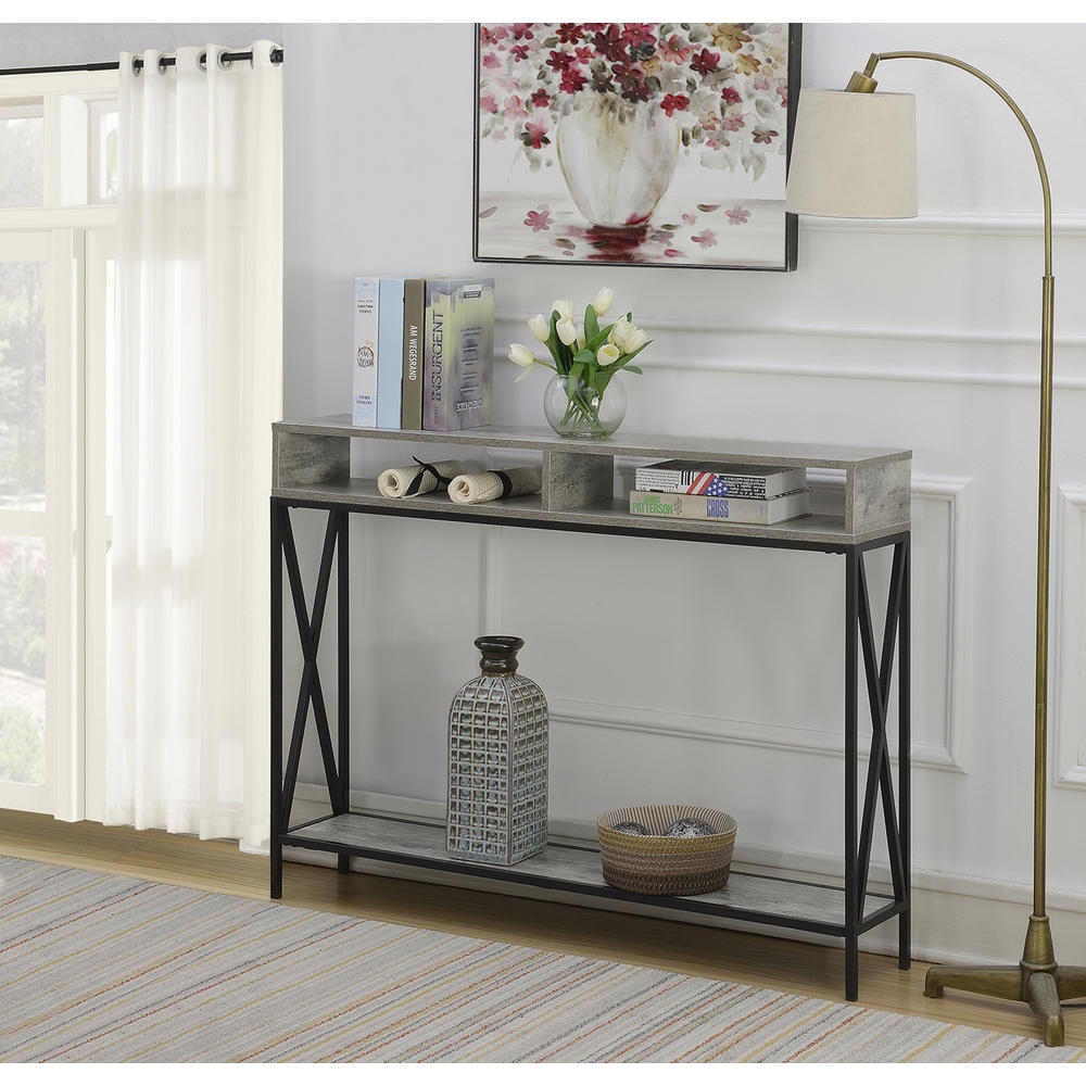 Convenience Concepts Tucson Deluxe 2 Tier Console Table