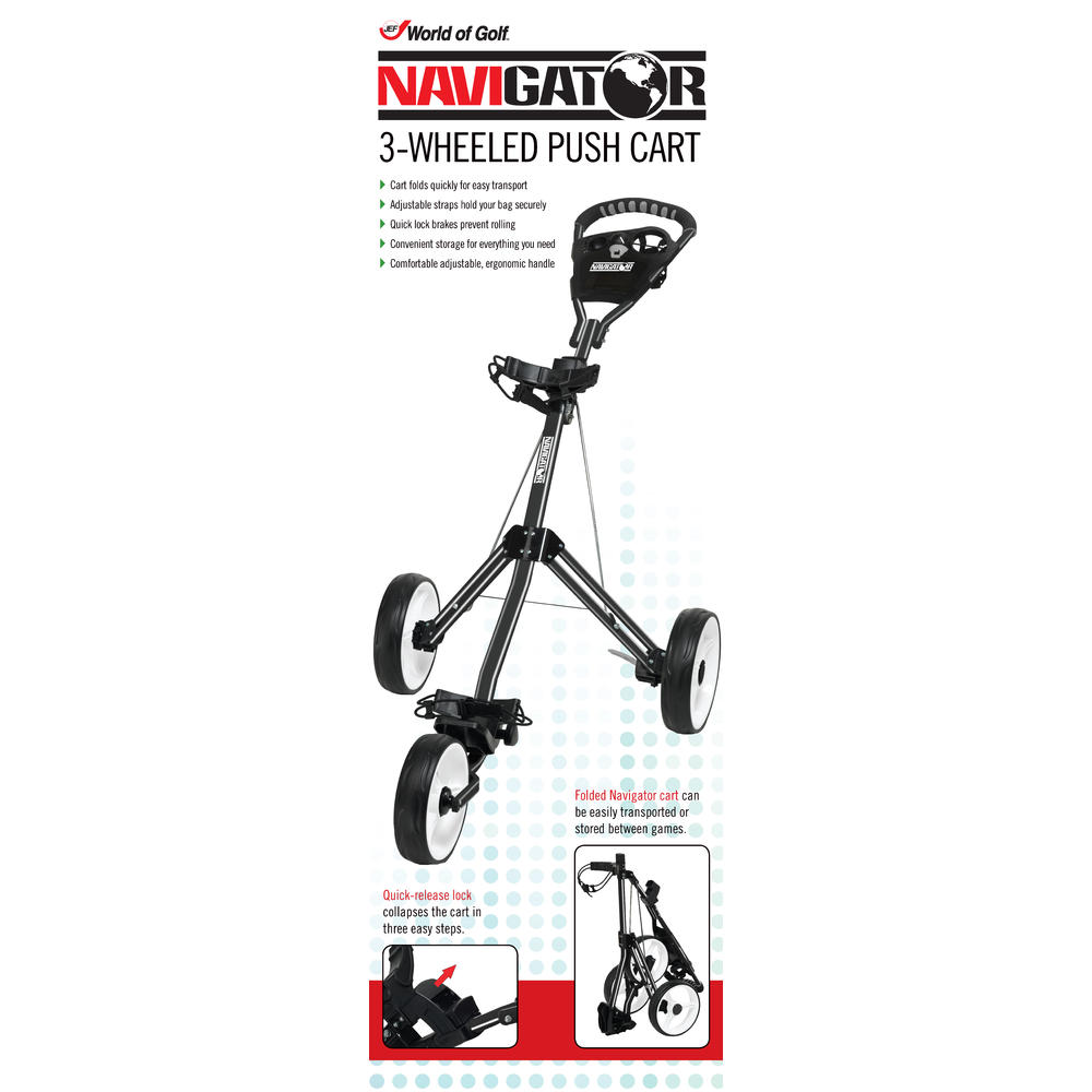 JEF World of Golf Ultra Cruiser Golf Bag Cart