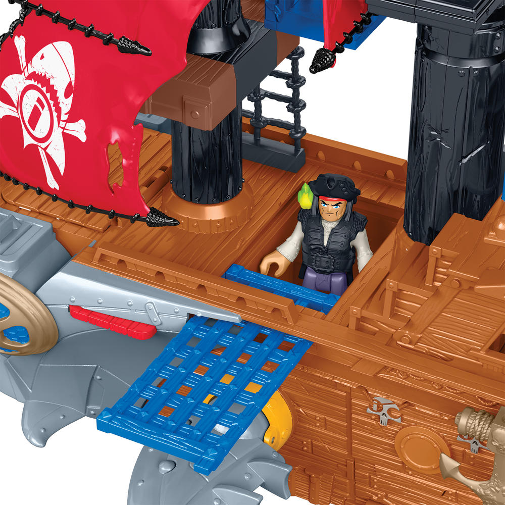 Imaginext Shark Bite Pirate Ship Playset
