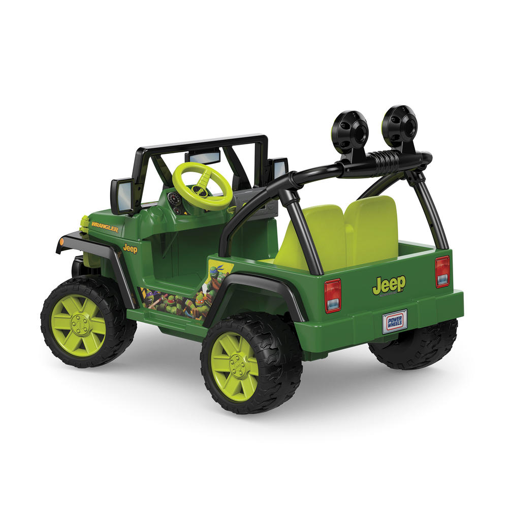 Power Wheels 12V Battery Toy Ride-On -Teenage Mutant Ninja Turtles Jeep ...