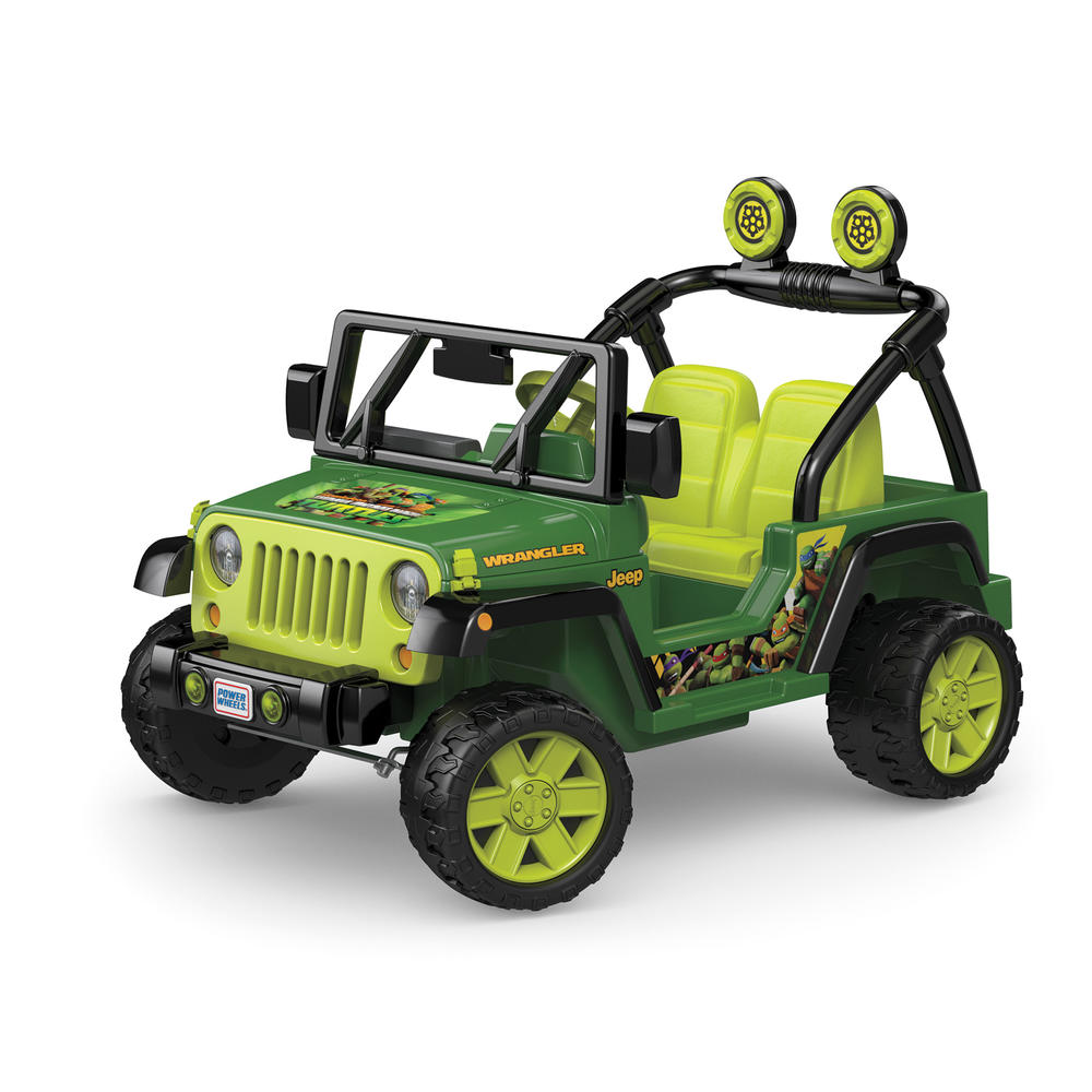 Power Wheels 12V Battery Toy Ride-On -Teenage Mutant Ninja Turtles Jeep ...