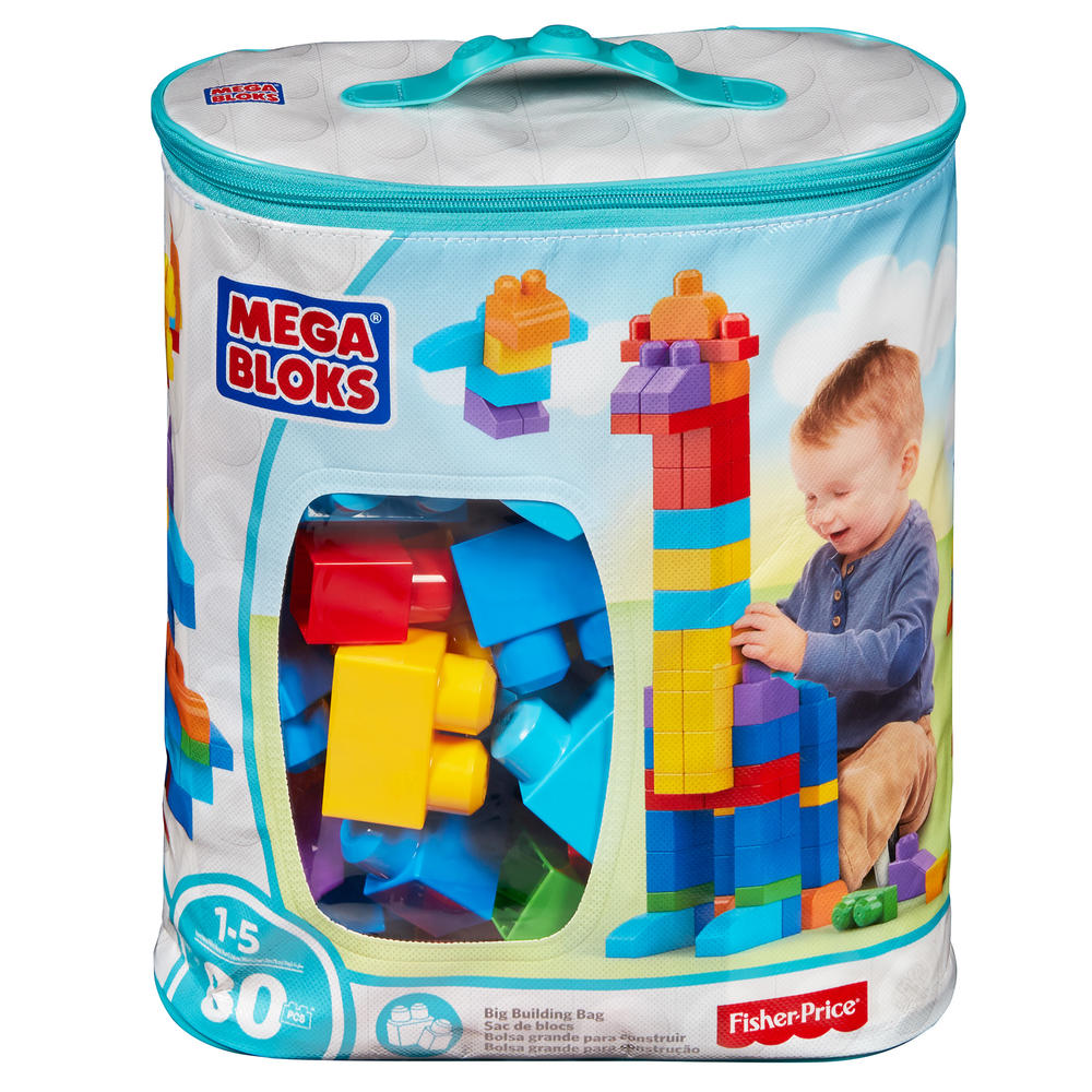 Mega Bloks 80 pc. Classic Big Building Block Set