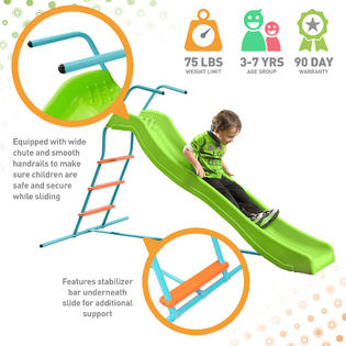 Pure Fun 6-Foot Wavy Kids Slide