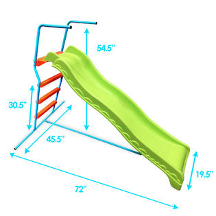 Pure Fun 6-Foot Wavy Kids Slide