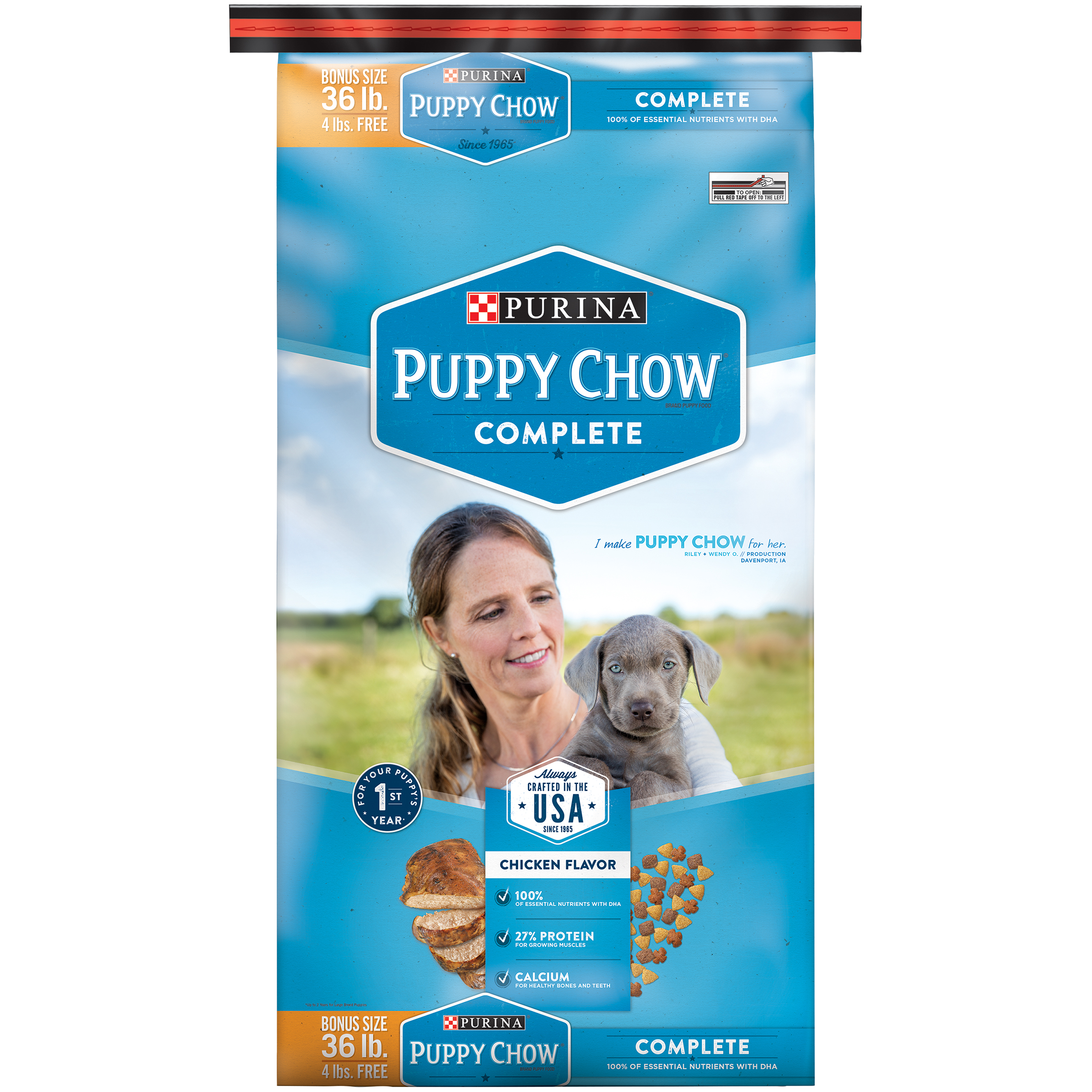 Purina Puppy Chow Complete Dog Food Bonus Size 36 lb. Bag | Shop Your ...