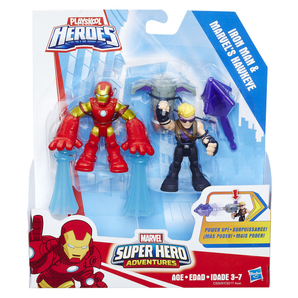 Playskool Heroes Marvel Superhero Adventures Action Figure Set - Iron ...
