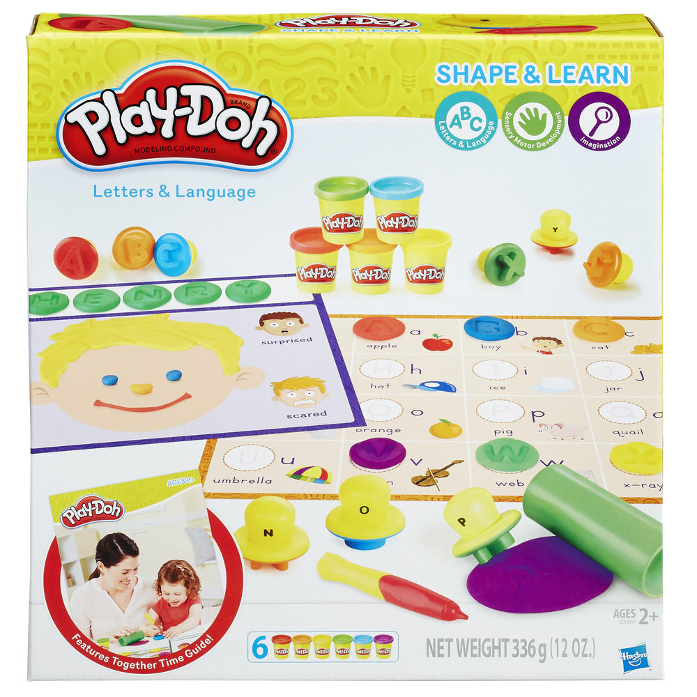 Play-Doh Shape and Learn Letters and Language