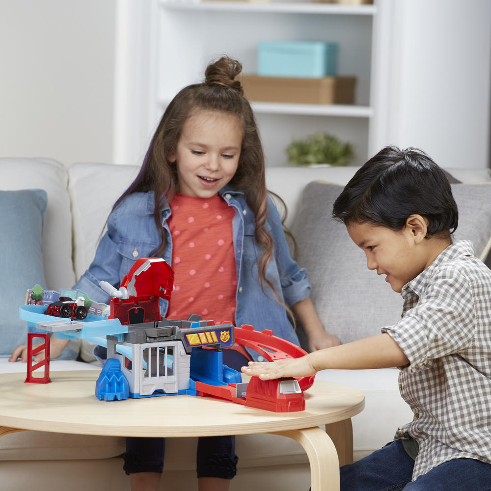 Transformers Playskool Heroes Rescue Bots Flip Racers Chomp and Chase ...