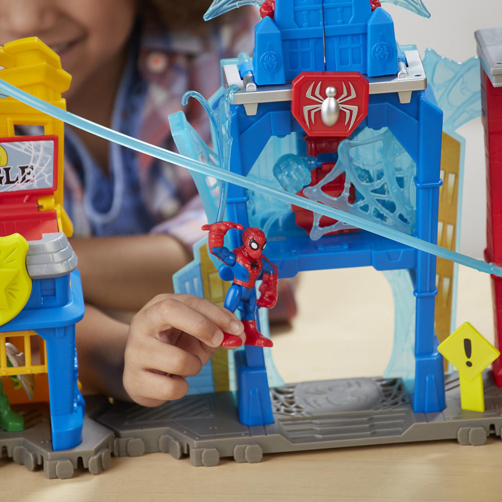 Playskool Heroes Marvel Super Hero Adventures Spider-Man Web-Quarters