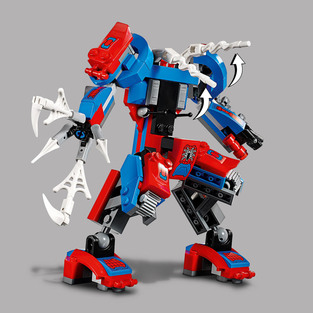 LEGO Spider Mech vs. Venom battle