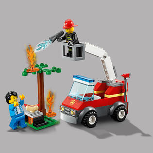 LEGO City Fire Department Set for Barbecue Burn Out