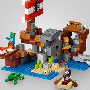 LEGO Minecraft™ Pirate Ship Adventure set