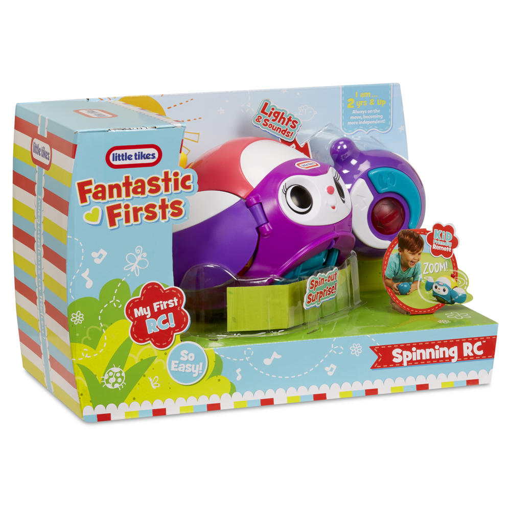 Little Tikes Fantastic Firsts My First RC Spinning Remote Control Car
