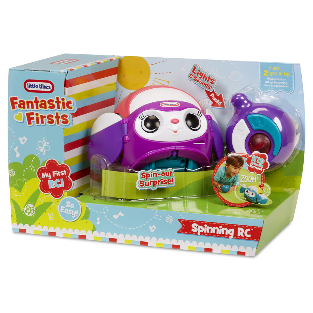Little Tikes Fantastic Firsts My First RC Spinning Remote Control Car
