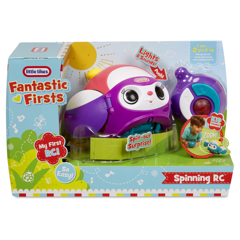 Little Tikes Fantastic Firsts My First RC Spinning Remote Control Car