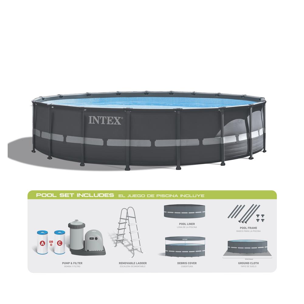 Intex 18Ft X 48In Ultra Frame Pool Set
