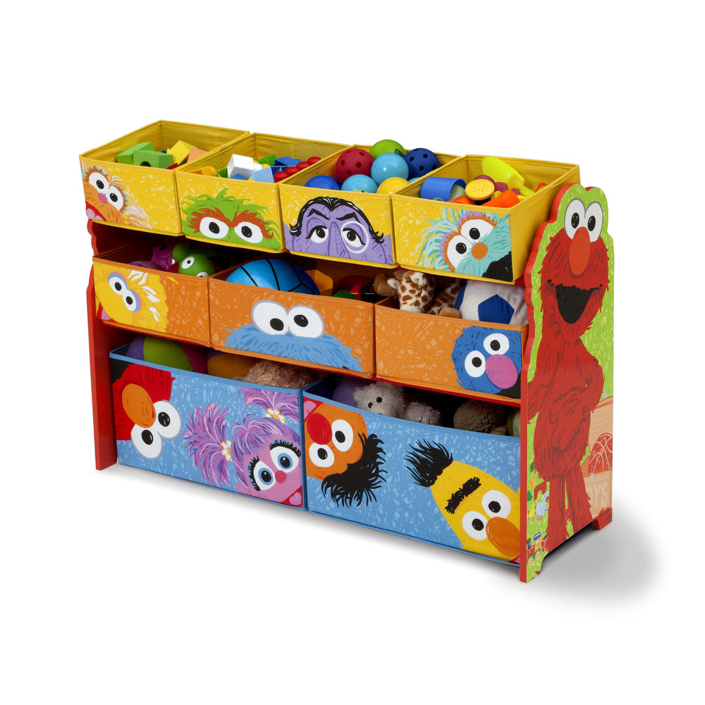 Sesame Street Deluxe Multi-Bin Toy Organizer