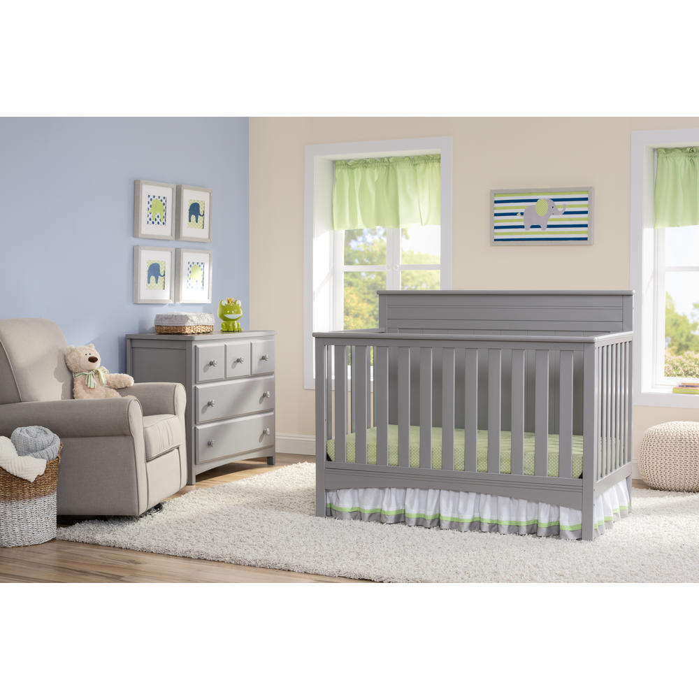 Delta Children Delta Children Fancy 4-in-1 Crib, Grey - Baby - Baby ...
