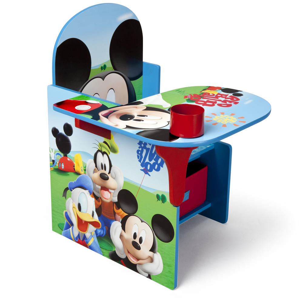 Delta Children Disney Mickey Mouse Chair Desk with Storage Bin