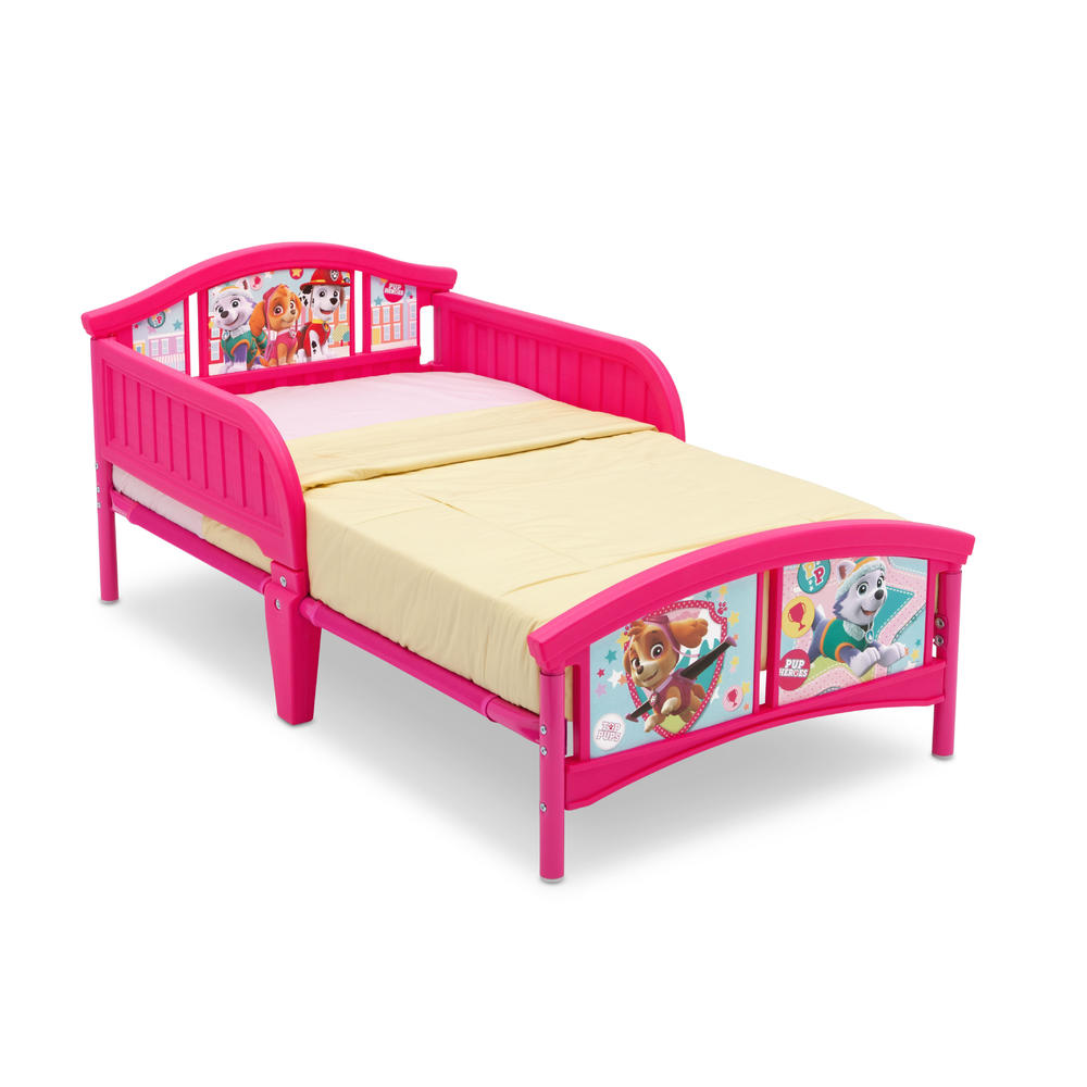 Paw Patrol Nick Jr. - Skye & Everest - Plastic Toddler Bed