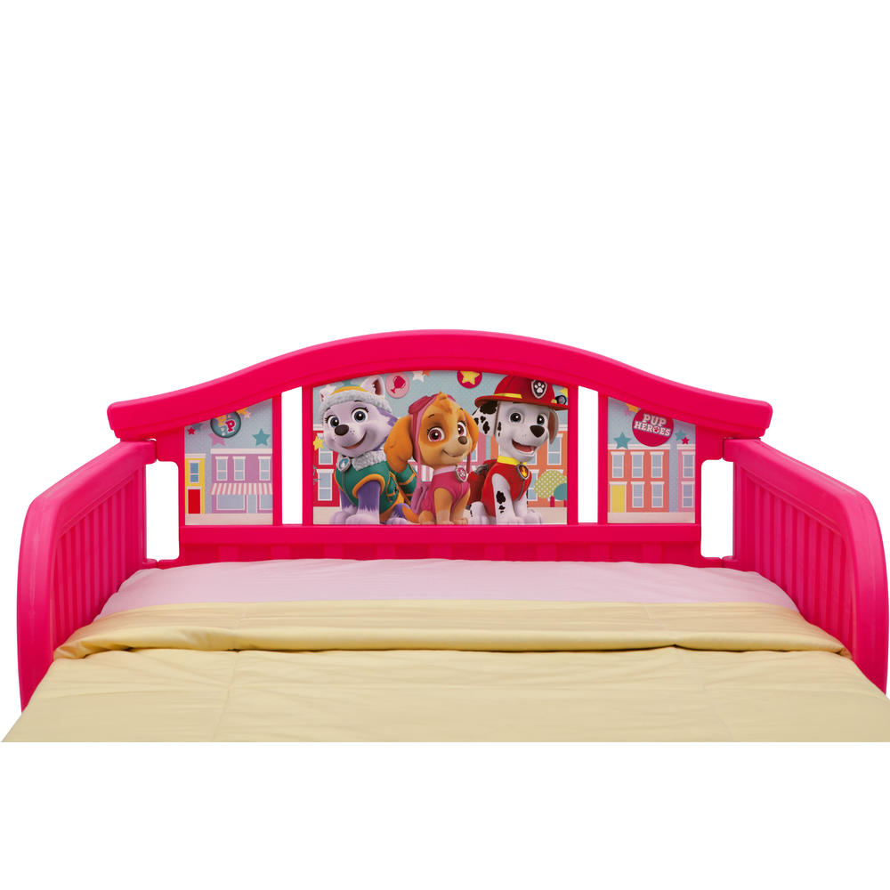 Paw Patrol Nick Jr. - Skye & Everest - Plastic Toddler Bed