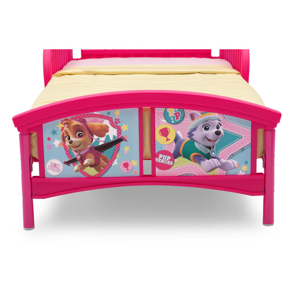 Paw Patrol Nick Jr. - Skye & Everest - Plastic Toddler Bed