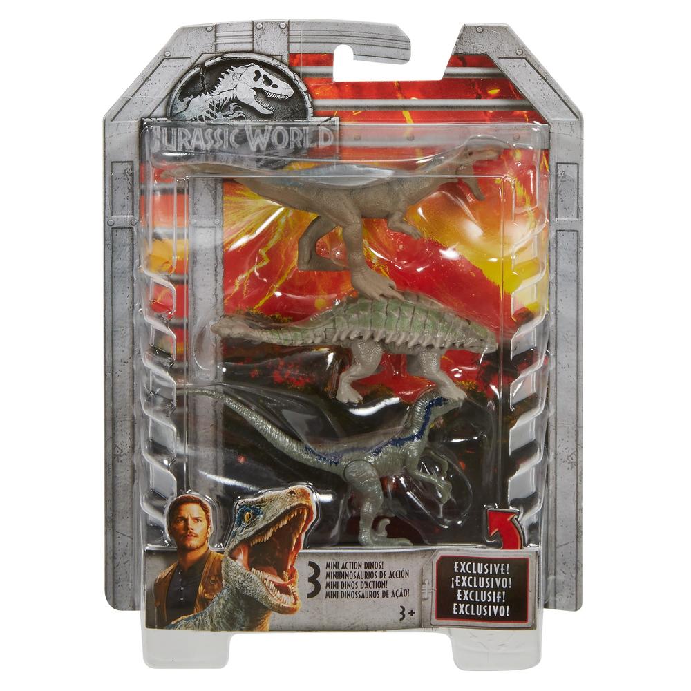 Mattel Jurassic World Mini Dino 3-Pack