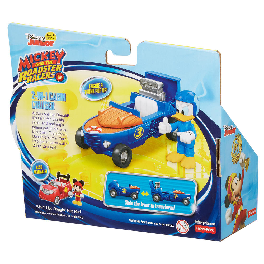 Disney Mickey and the Roadster Racers - 2-in-1 Hot Doggin' Hot Rod