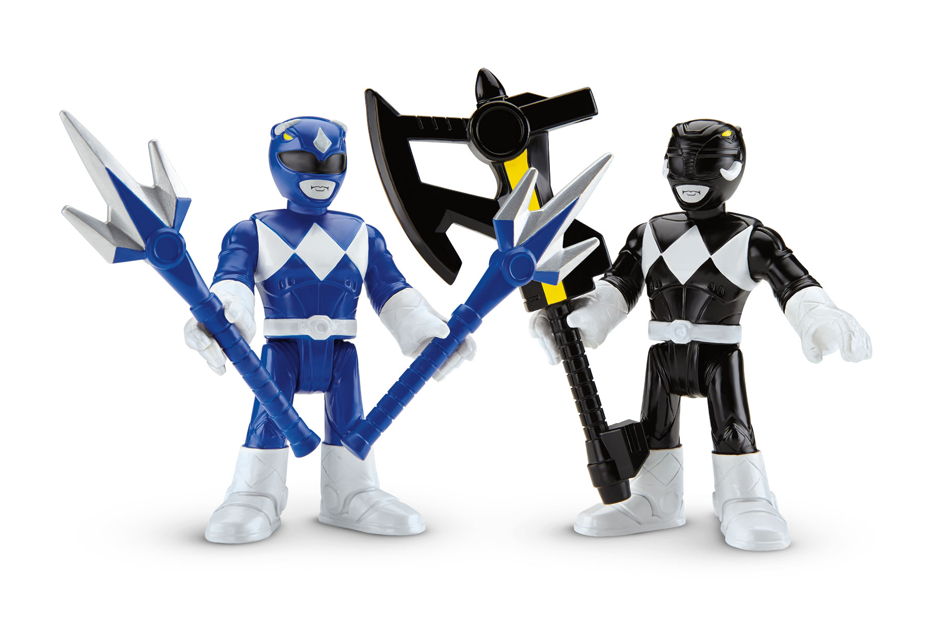 Imaginext Power Rangers Villain Pack - Figure Pack Blue Ranger & Black ...