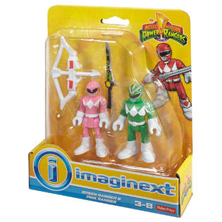 Imaginext Power Rangers Villain Pack - Figure Pack Green Ranger & Pink ...