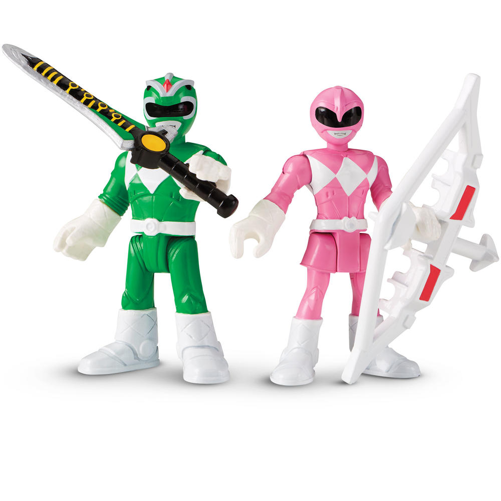 Imaginext Power Rangers Villain Pack - Figure Pack Green Ranger & Pink ...