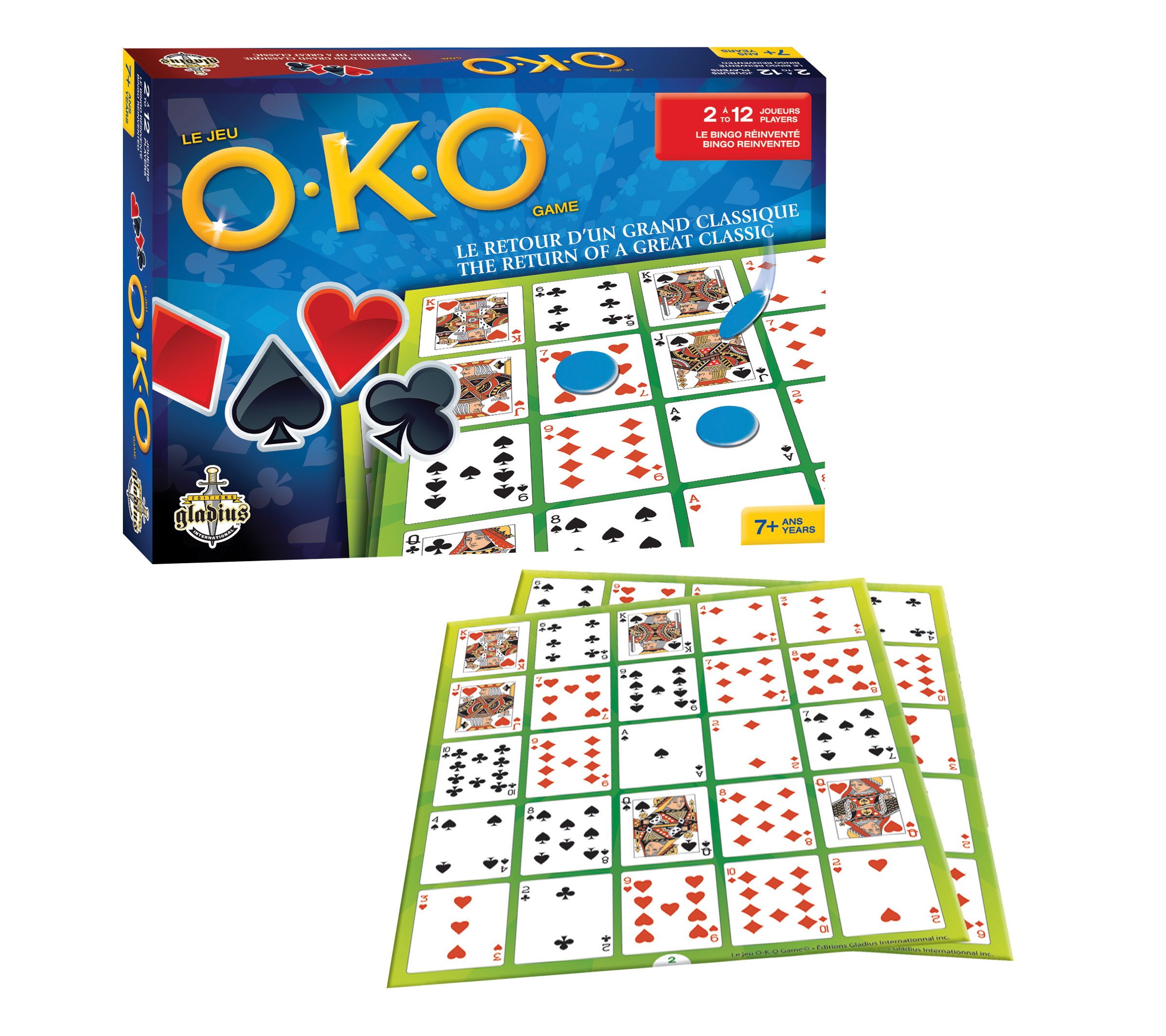 UPC 620373039003 - Gladius International O-K-O Multiplayer Bingo Card ...