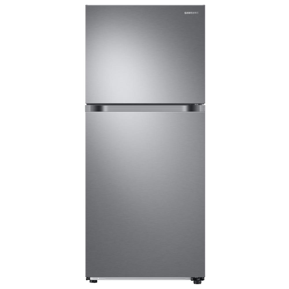 Samsung RT18M6215SR/AA 18 cu. ft. Top-Freezer Refrigerator with ...