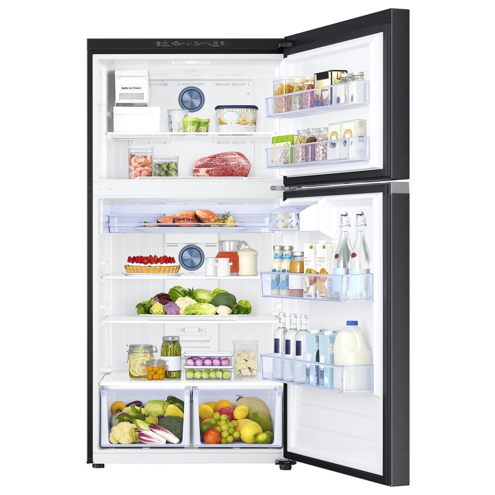 Samsung RT21M6215SG/AA 21 cu. ft. Top-Freezer Refrigerator with ...