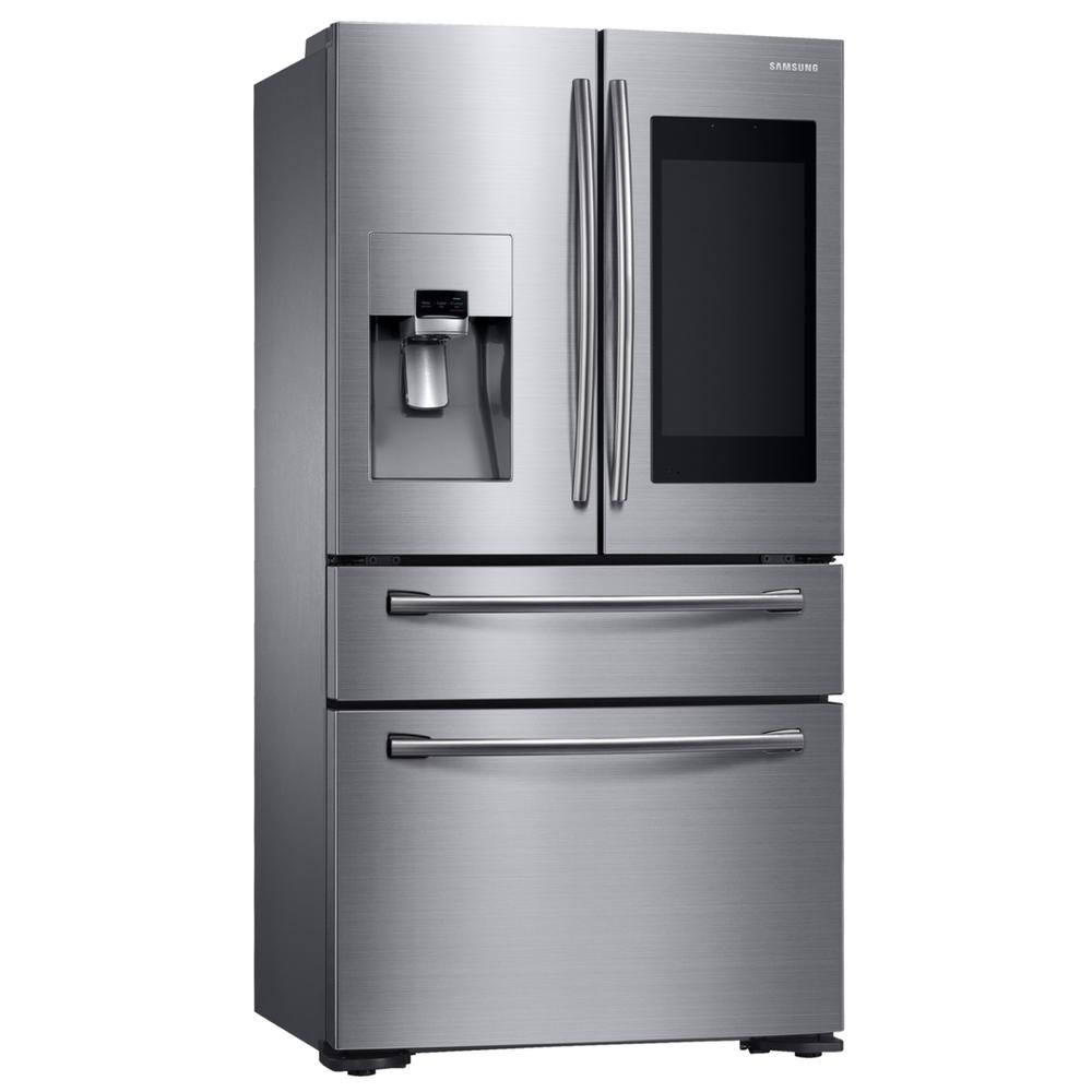 Samsung RF22NPEDBSR/AA 22 cu. ft. Four-Door French Door Refrigerator w ...