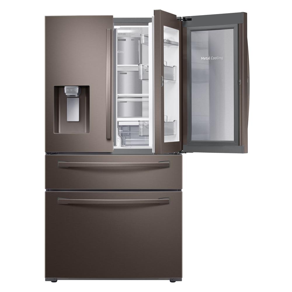 Samsung RF22R7351DT 22 cu. ft. 4-Door French Door Food Showcase ...