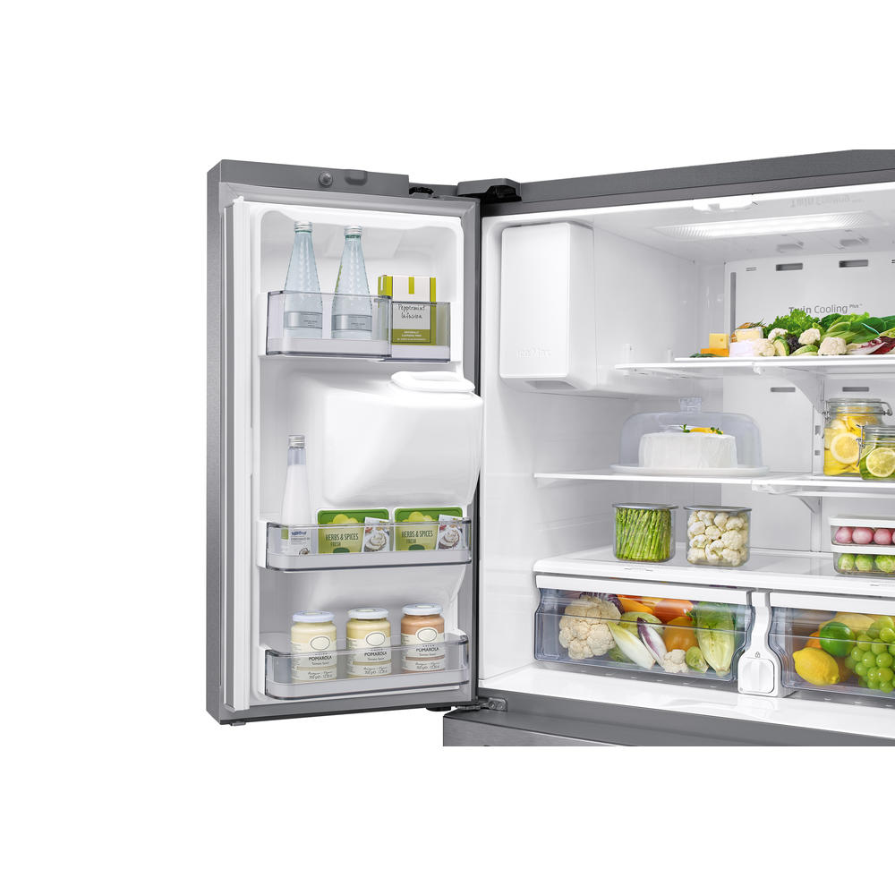 Samsung RF28R7201SR 28 cu. ft. 4-Door French Door Refrigerator ...