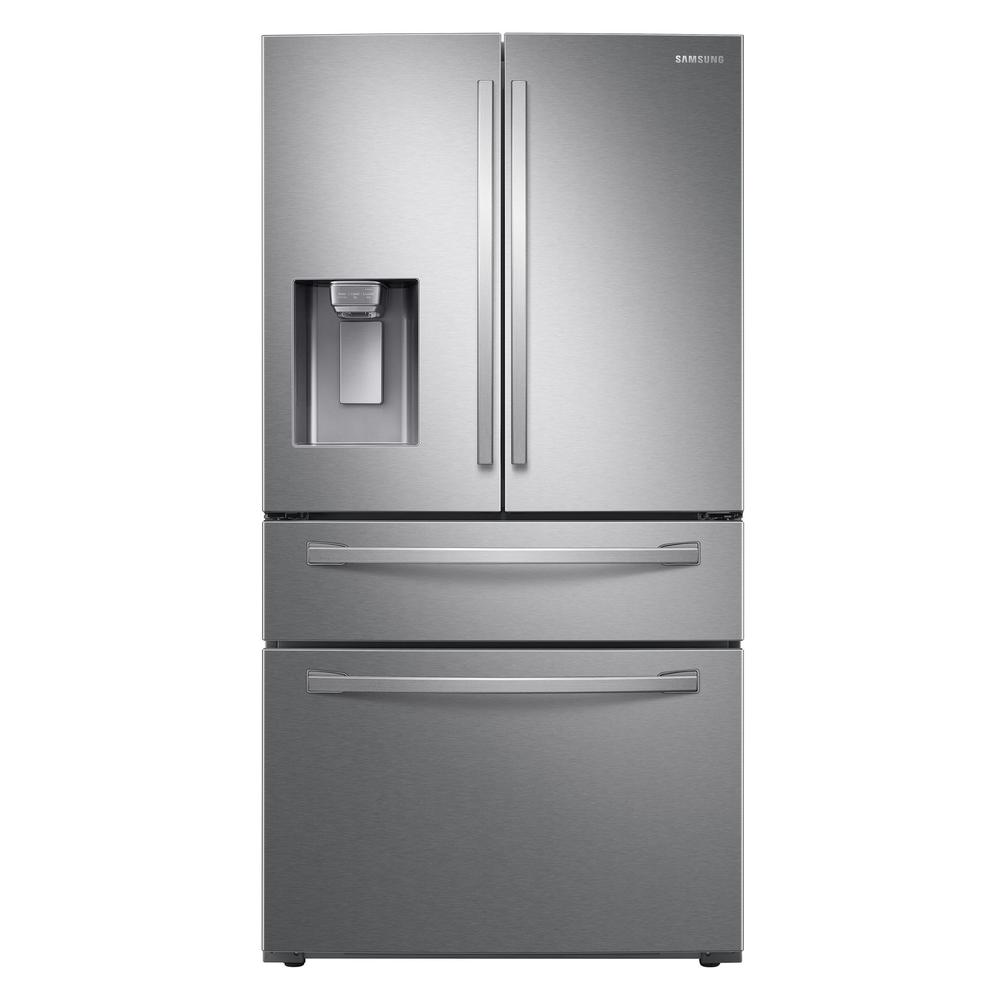 Samsung RF28R7201SR 28 cu. ft. 4-Door French Door Refrigerator ...