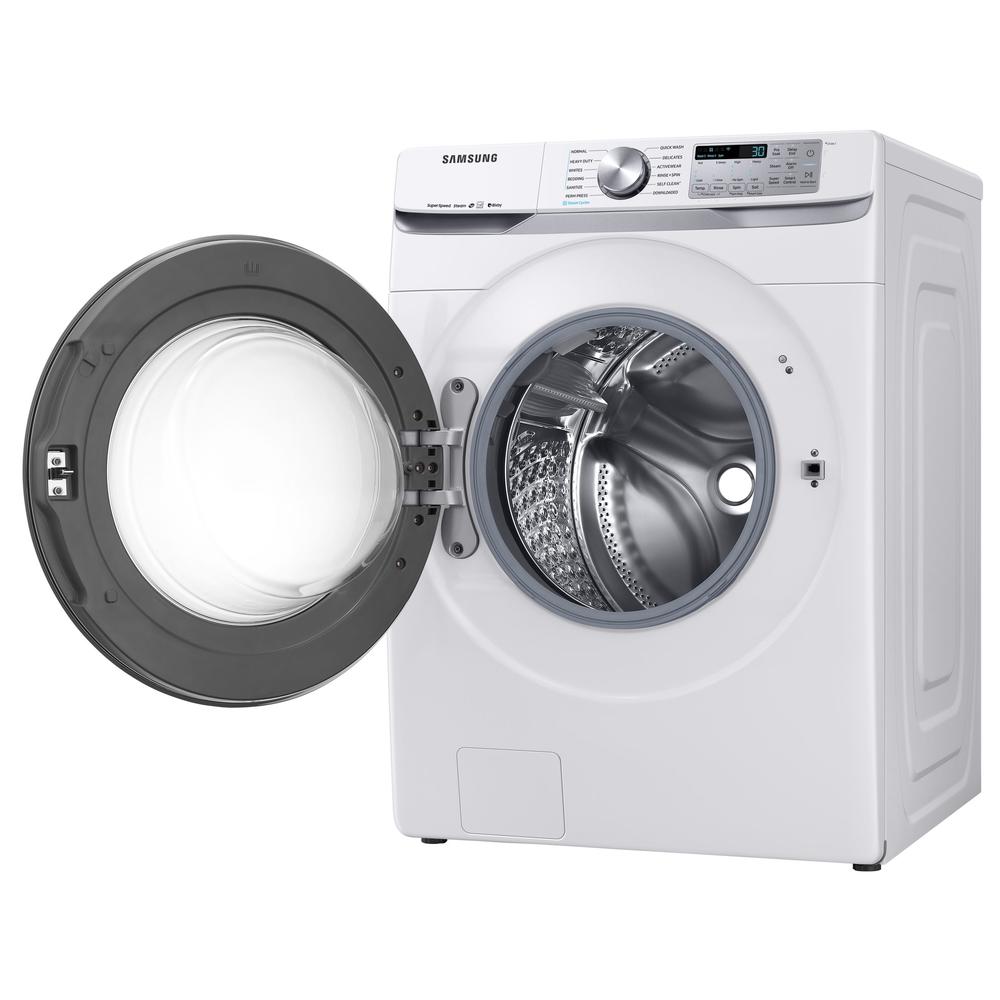 Samsung WF45R6300AW/US 4.5 cu. ft. Smart Front-Load Washer with Super ...