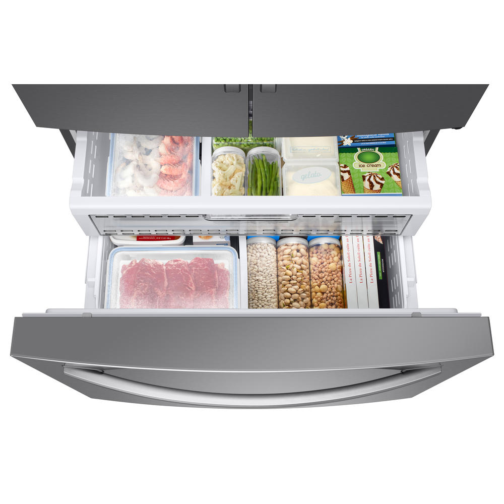 Samsung RF28R6201SR/AA 28 cu. ft. French Door Refrigerator with ...