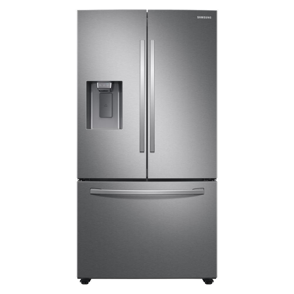 Samsung RF22NPEDBSR/AA 22 cu. ft. Four-Door French Door Refrigerator w ...