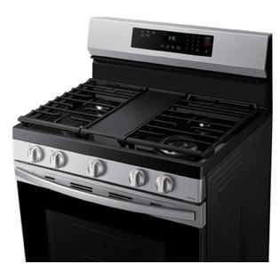 Samsung NX60A6311SS AA 30 6.0 cu.ft. Stainless Steel Gas Range with 5 Burners