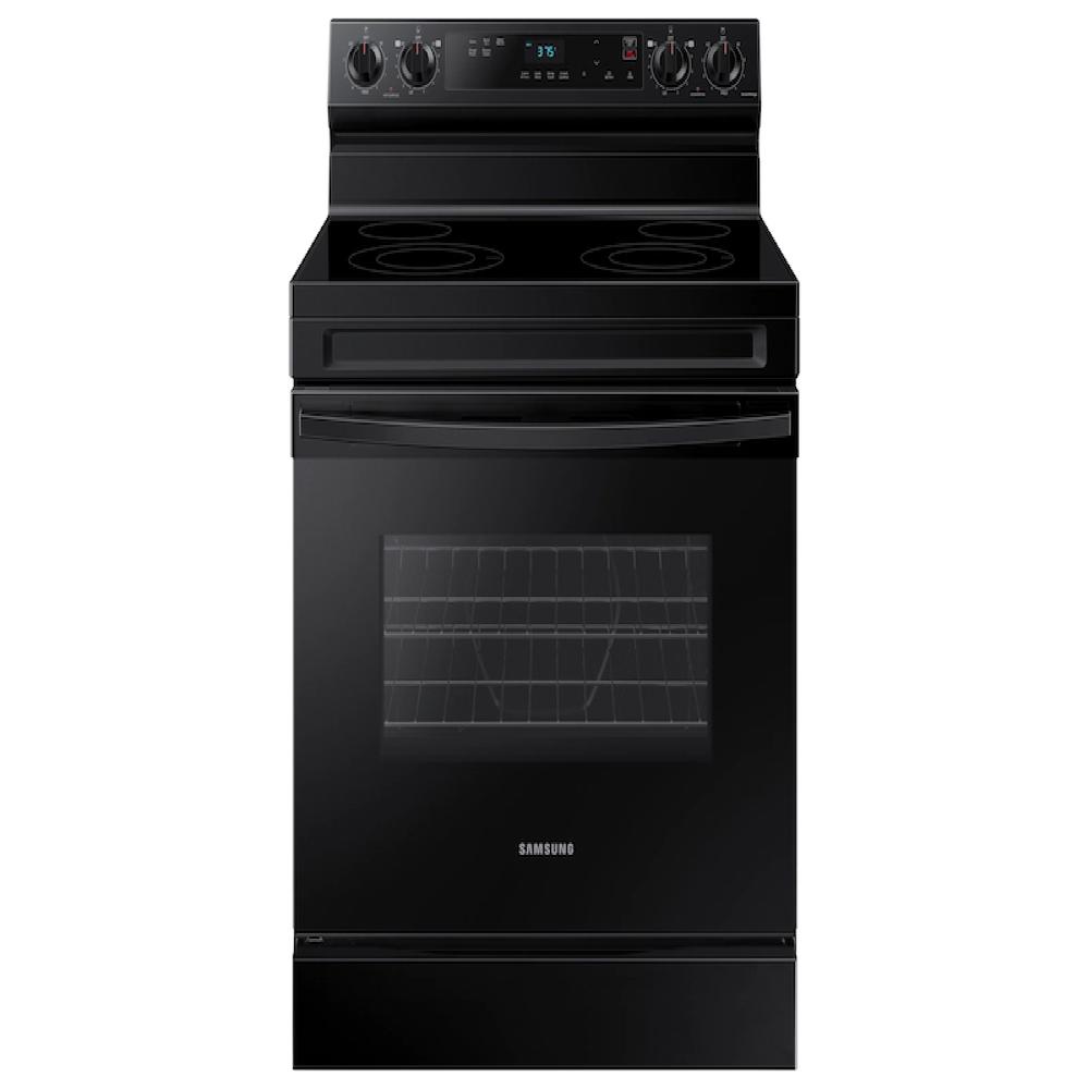 Samsung NE63A6111SB/AA 6.3 cu. ft. Smart Freestanding Electric Range ...