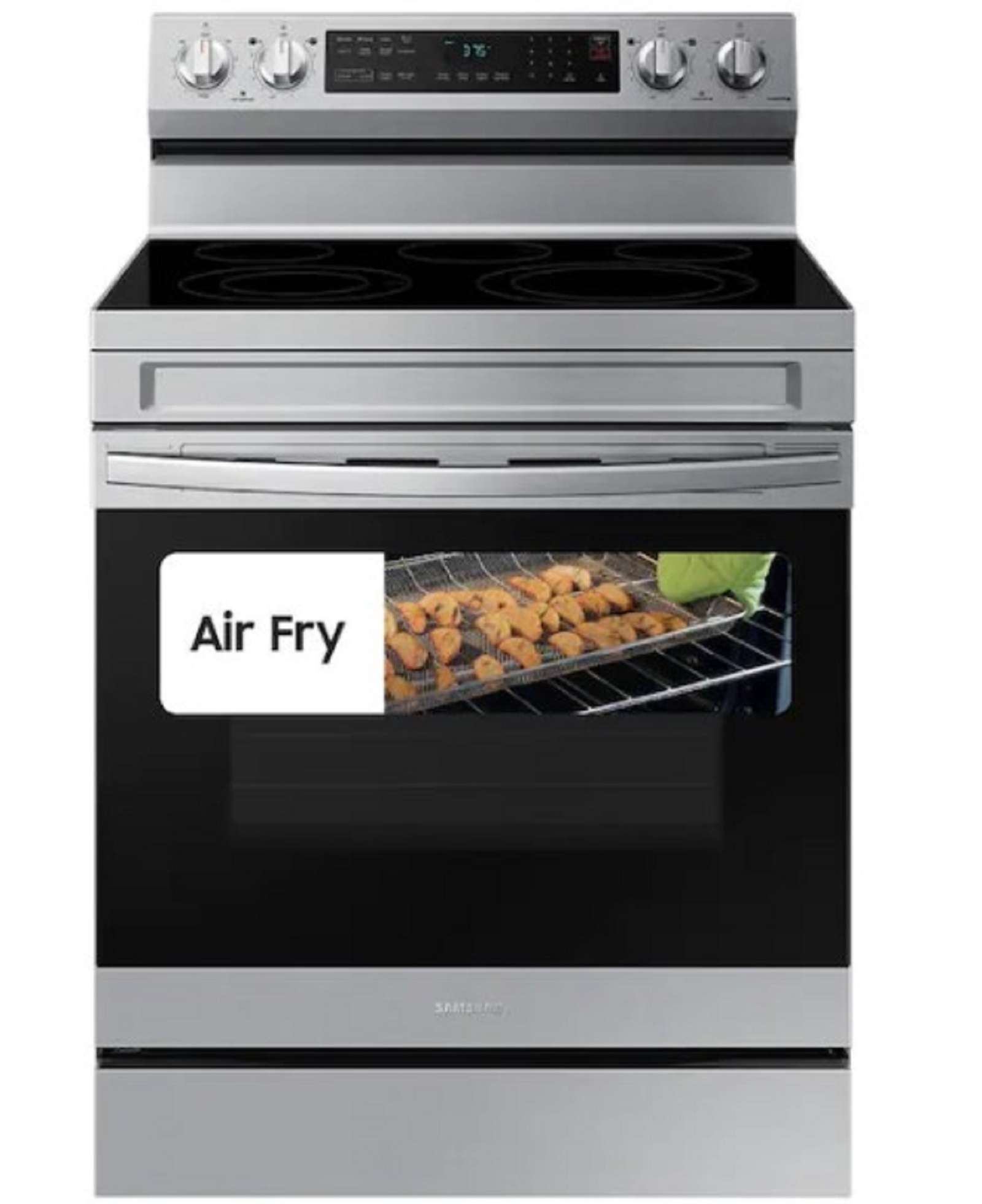 Samsung NE63A6511SS/AA 30" 6.3 cu.ft. Stainless Steel Electric Range ...