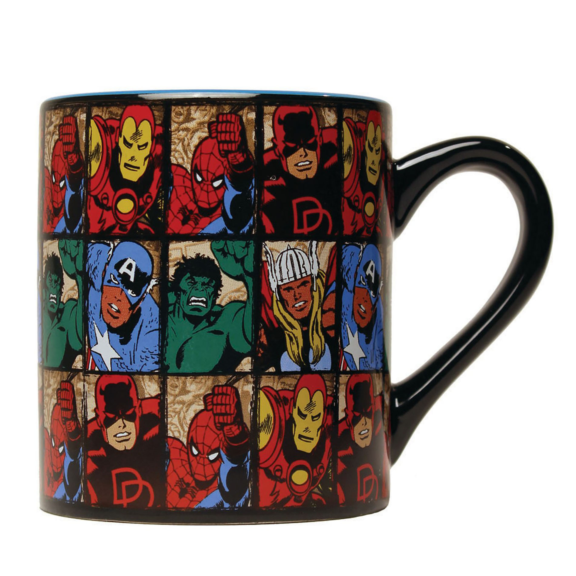 Marvel 14oz. Ceramic Coffee Mug - Comics Grid